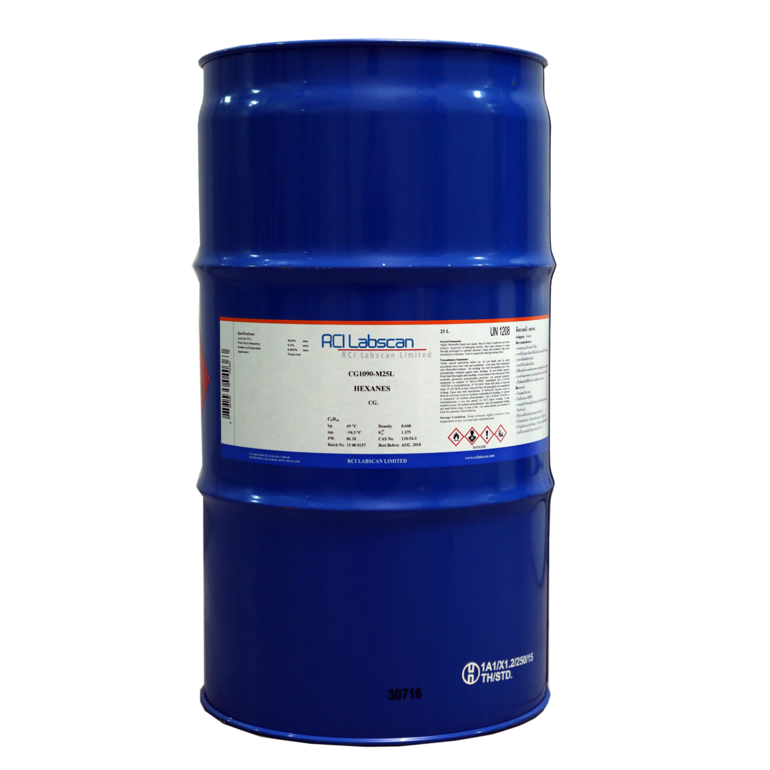 Toluene, HPLC - RCI LABSCAN LIMITED (EN)