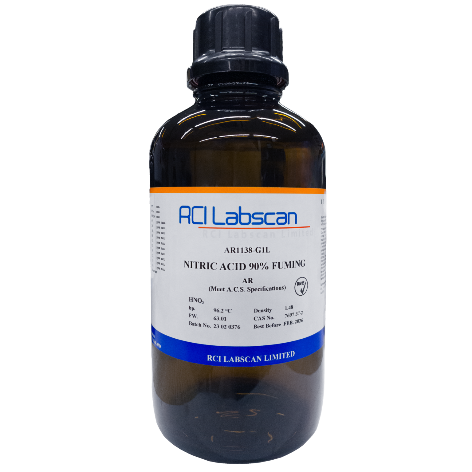 Nitric Acid 65%, AR - RCI LABSCAN LIMITED (EN)