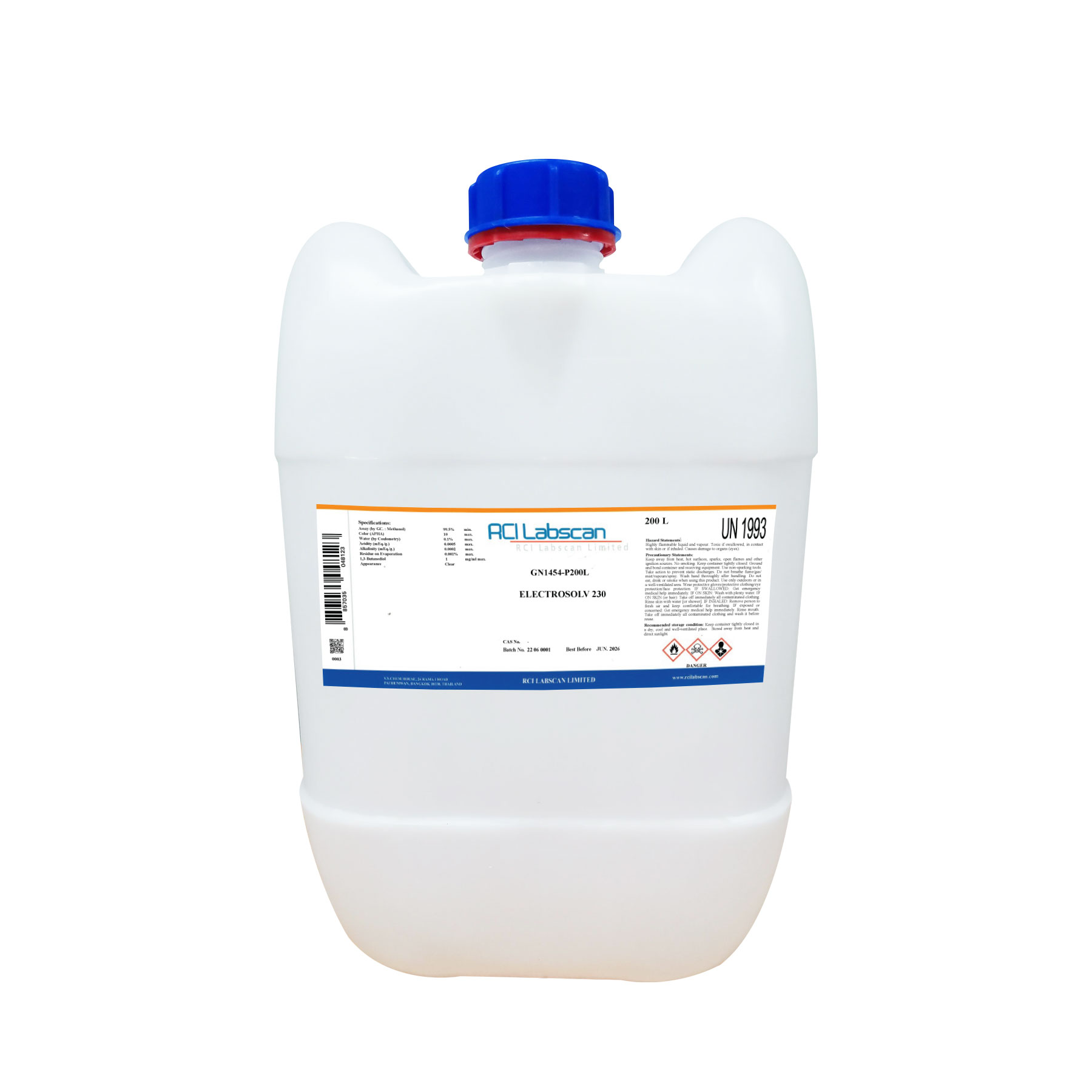 Hydrochloric, Acid 4.0N - RCI LABSCAN LIMITED (EN)