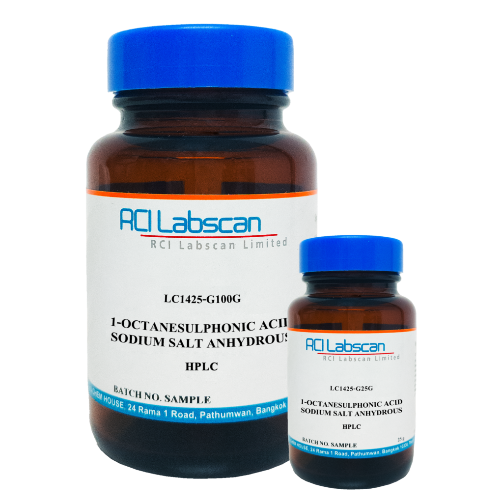 1-Octanesulphonic Acid Sodium Salt Anhydrous, HPLC - RCI LABSCAN LIMITED (EN)