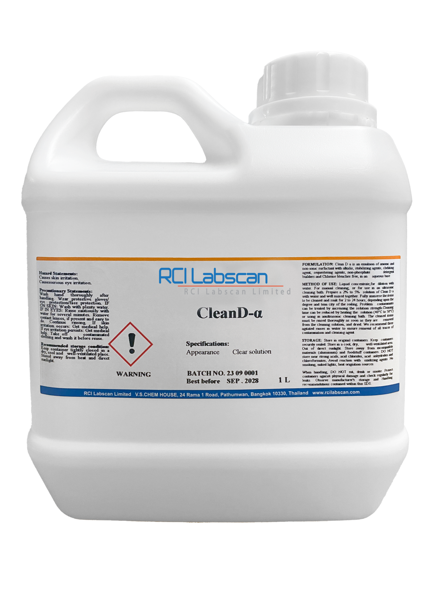 CleanD-α - RCI LABSCAN LIMITED (EN)