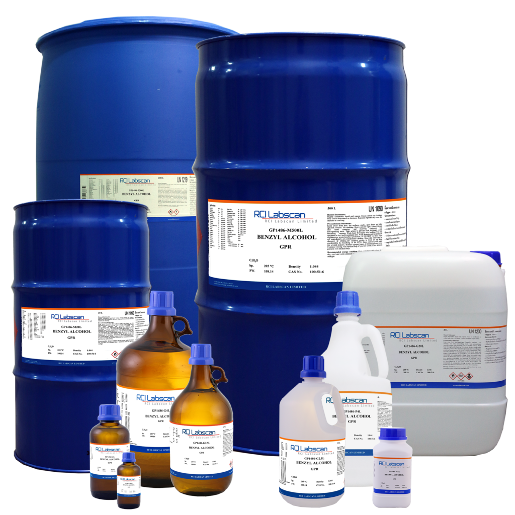 Benzyl Alcohol Archives - RCI LABSCAN LIMITED (EN)