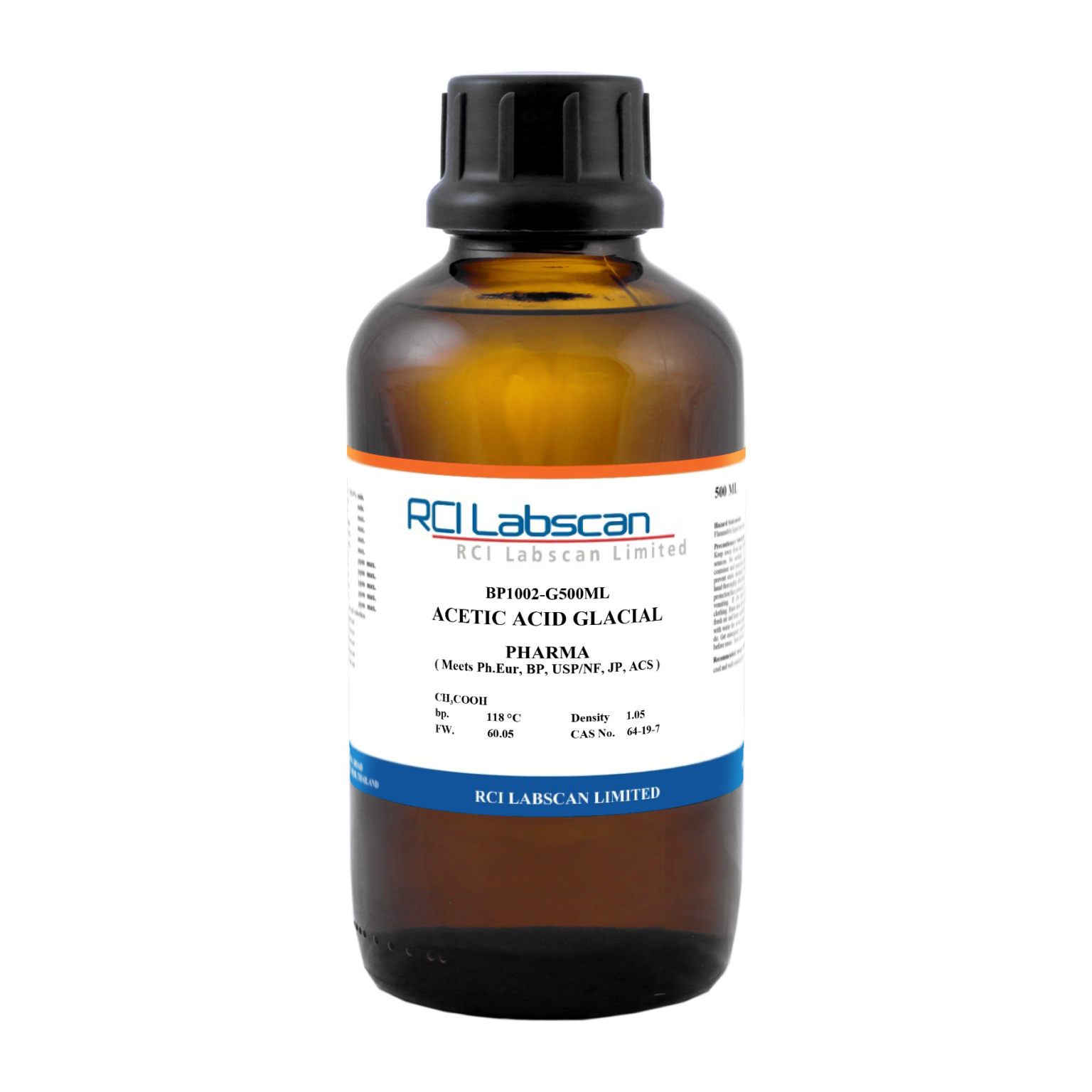 Acetic Acid Glacial, Pharma - RCI LABSCAN LIMITED (EN)