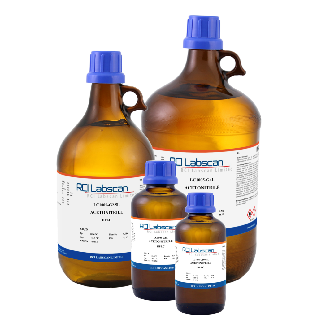 Acetonitrile, HPLC - RCI LABSCAN LIMITED (EN)