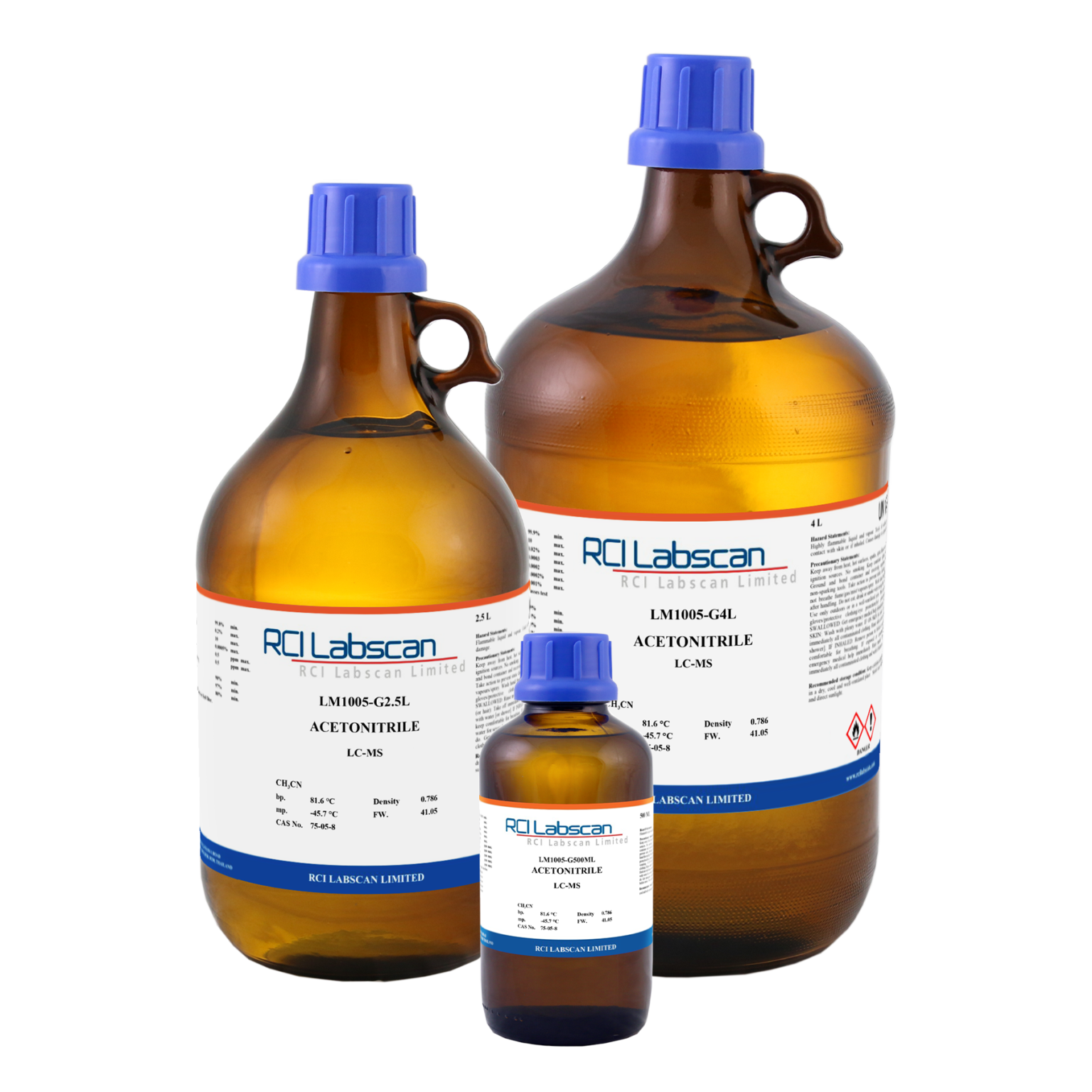 Acetonitrile, LC-MS - RCI LABSCAN LIMITED (EN)